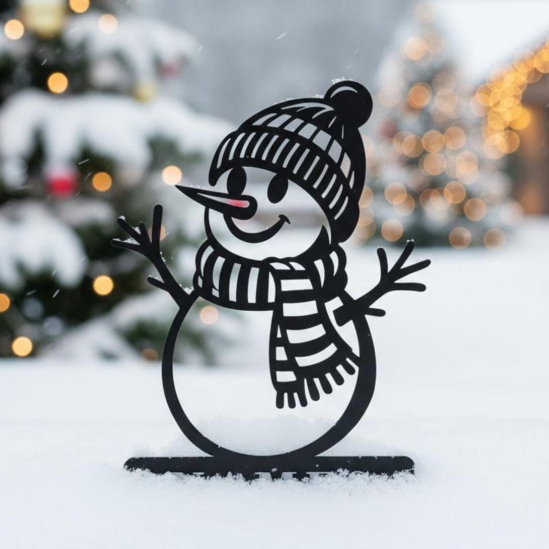 Metal Snowman Wall - Etsy UK