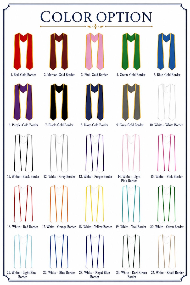 Personalized Law School Graduation Stole, Custom JD Grad Satin Stole ...