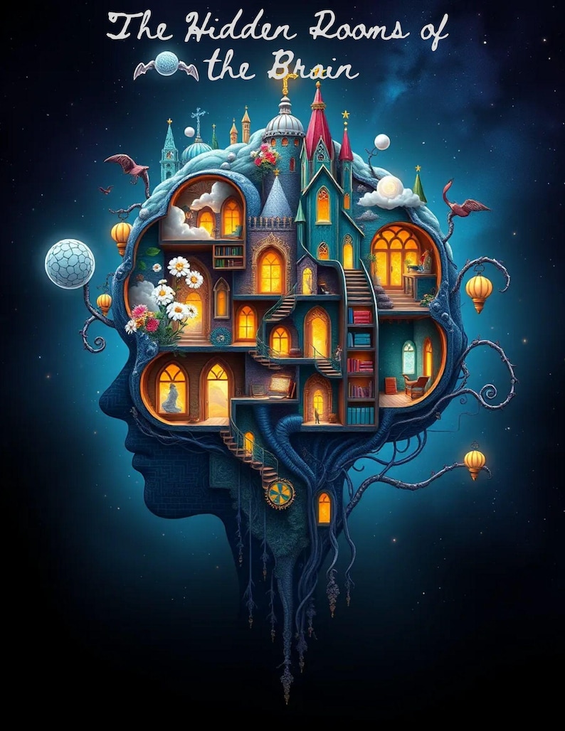The Hidden Rooms of the Brain Coloring Book – 30 Intricate Surreal ...