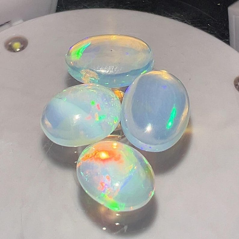 Ethiopian Fire Opal Cabochon: AA Quality Rainbow Gemstone JMO/54 - Etsy