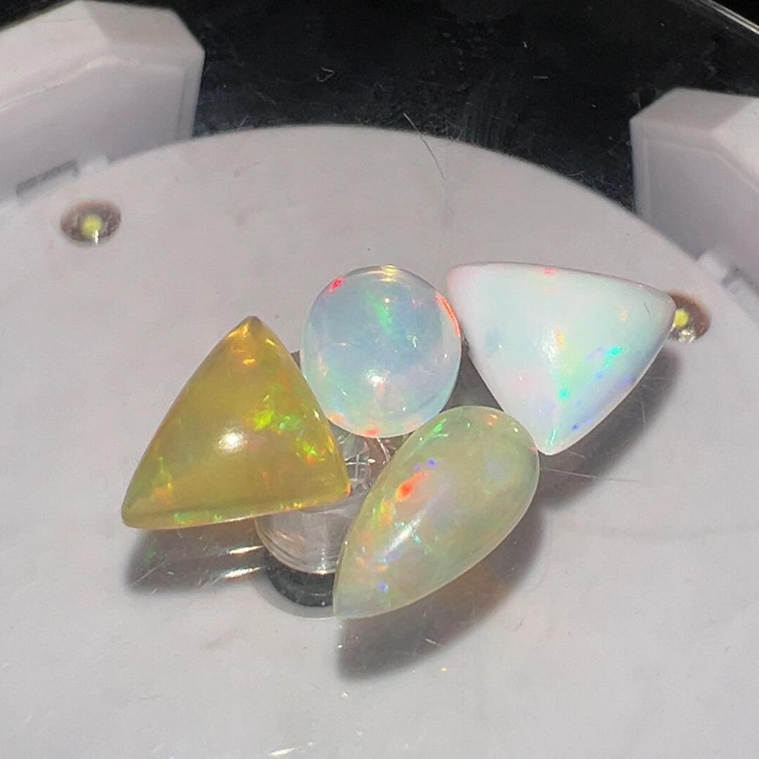 Ethiopian Fire Opal Mix Cabochon: AA Quality Rainbow Gemstone JMO/57 - Etsy
