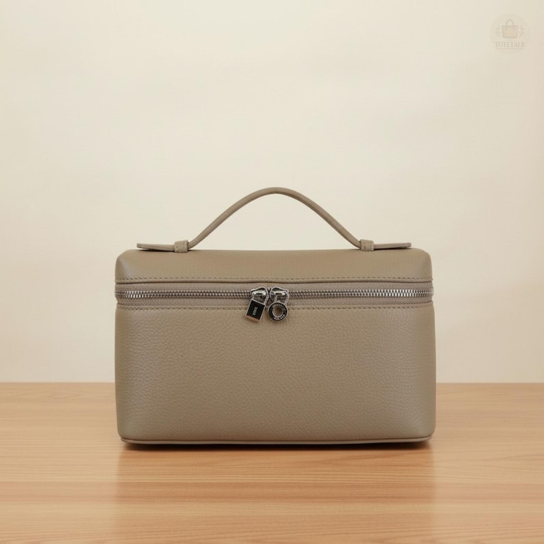 Soft Genuine Leather Mini Handbag, Compact Shoulder Purse, Minimalist ...