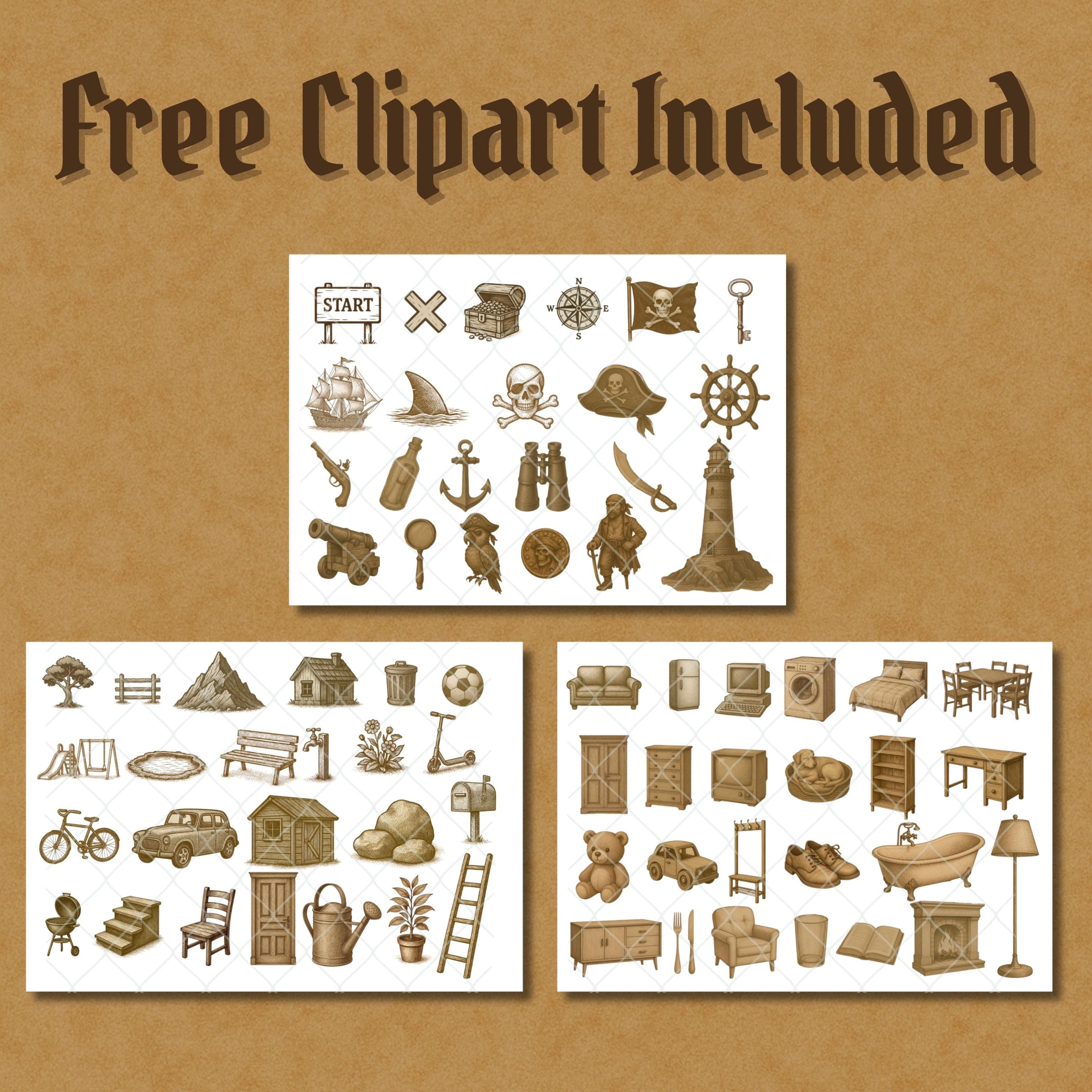 Custom Treasure Map | Personalized Treasure Map Template | Editable ...