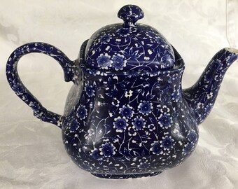 Blue Calico Chintz - Etsy