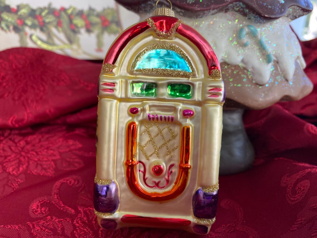 Blown Glass Jukebox Glass German Lauscha Glass Creations Christmas ...