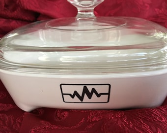 Vintage Corning Ware Brown ‘N Sear Microwave Casserole Dish Pattern ...