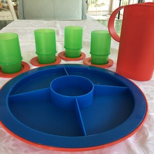 Vintage Child Tupperware Playset Hostess Party Mini Preludio Glasses ...