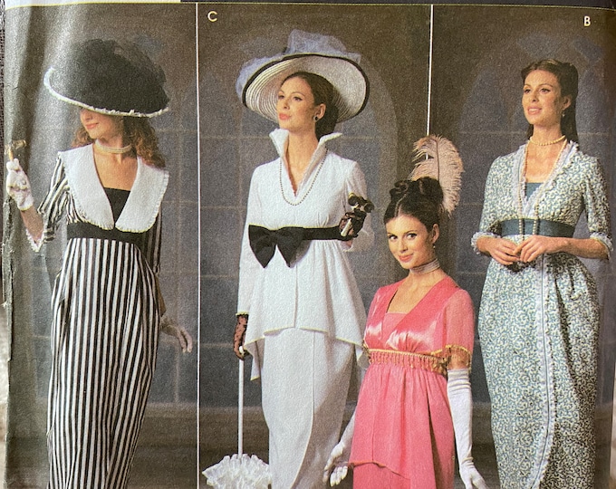 Simplicity Edwardian Titanic My Fair Lady Mary Poppins Dress & Hat ...