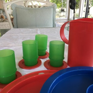 Vintage Child Tupperware Playset Hostess Party Mini Preludio Glasses ...
