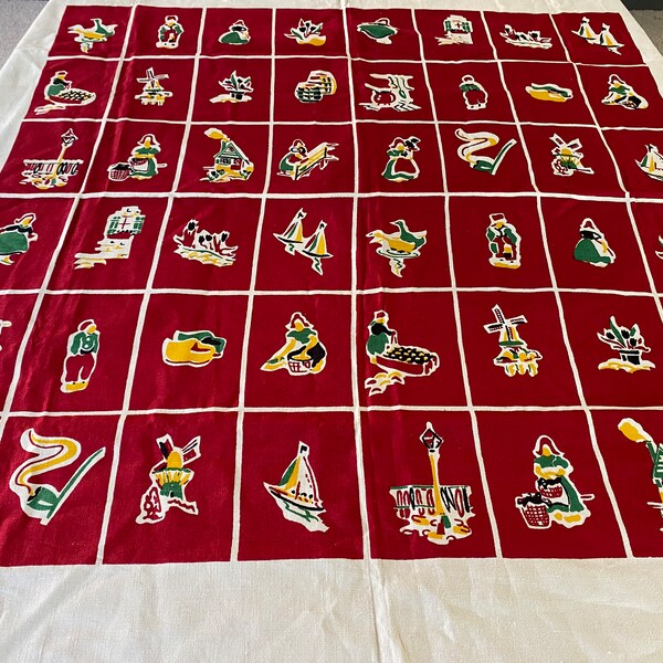 Dutch Tablecloth - Etsy