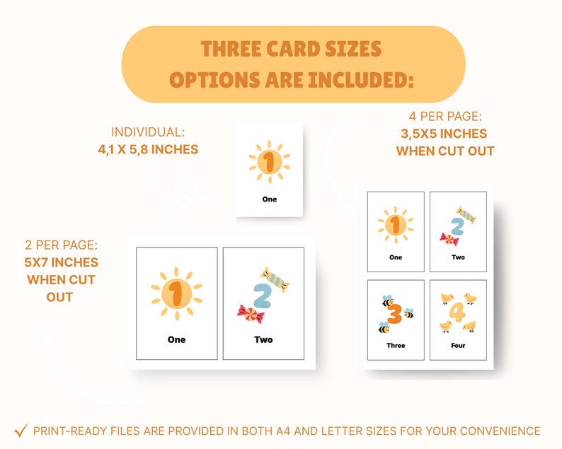 Number Flashcards 1-10: Toddler Preschool Printable Cards (digital ...