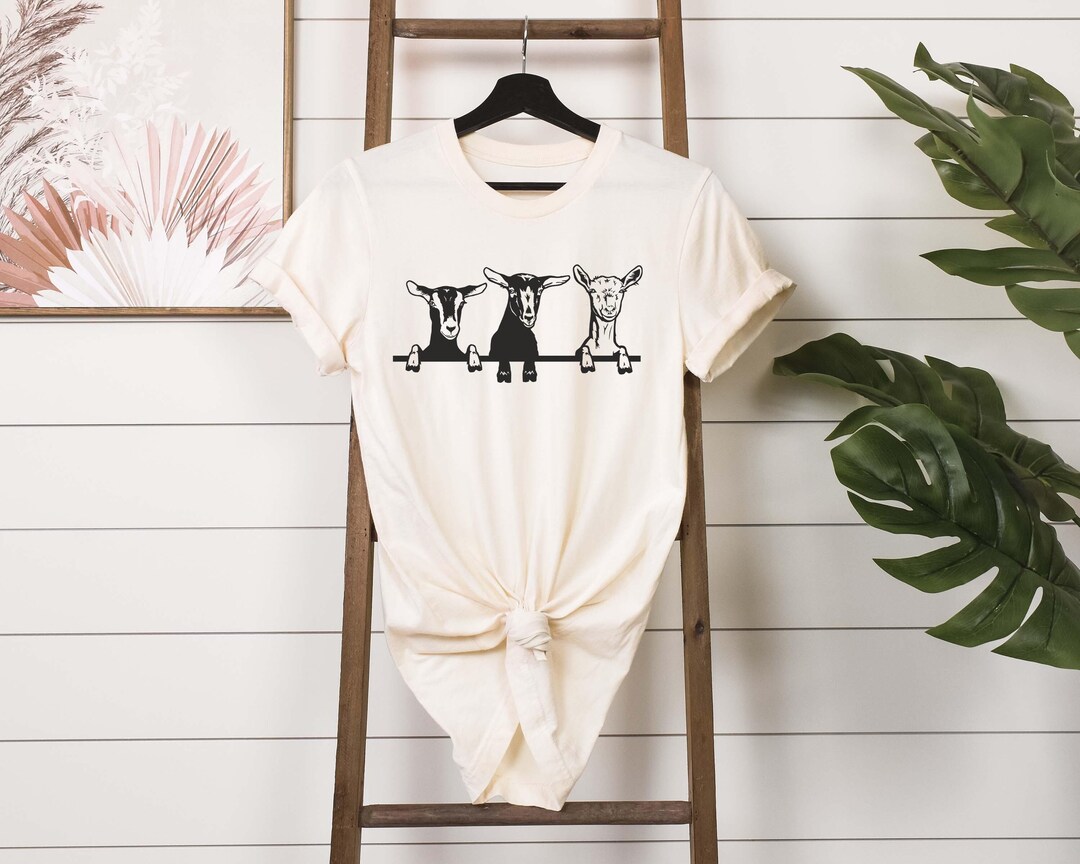Goats Shirts, Goat Lover Shirt, Funny Farm Animal Tee, Goat Kid Graphic ...