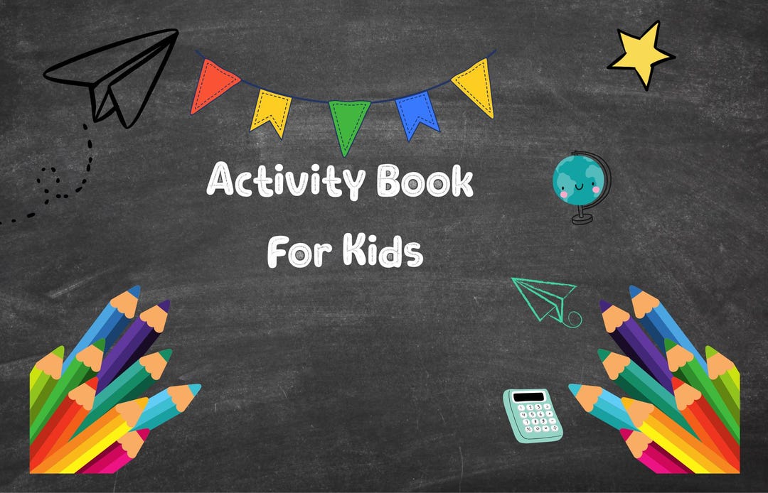 Kids Learning Activity Book: Numbers, Letters, Colors (printable PDF ...