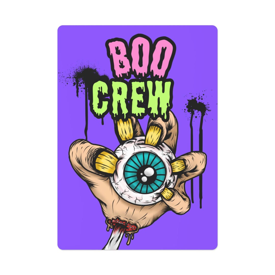 Halloween Poker Card Deck: Customizable Back, UV Protected - Etsy