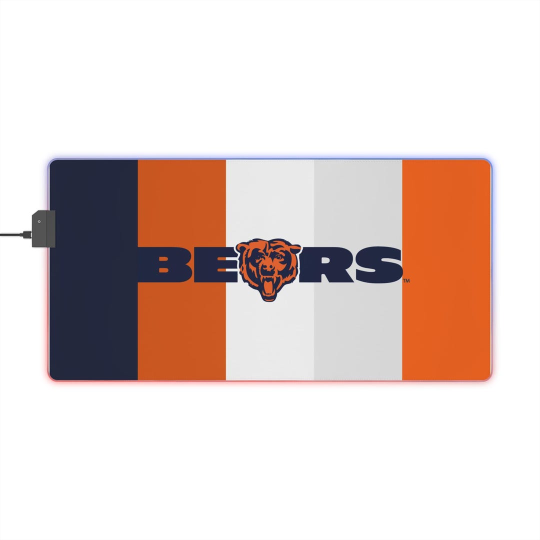 Chicago Bears RGB Edge Lighting LED Gaming Mouse Pad |, Team Colors - Etsy