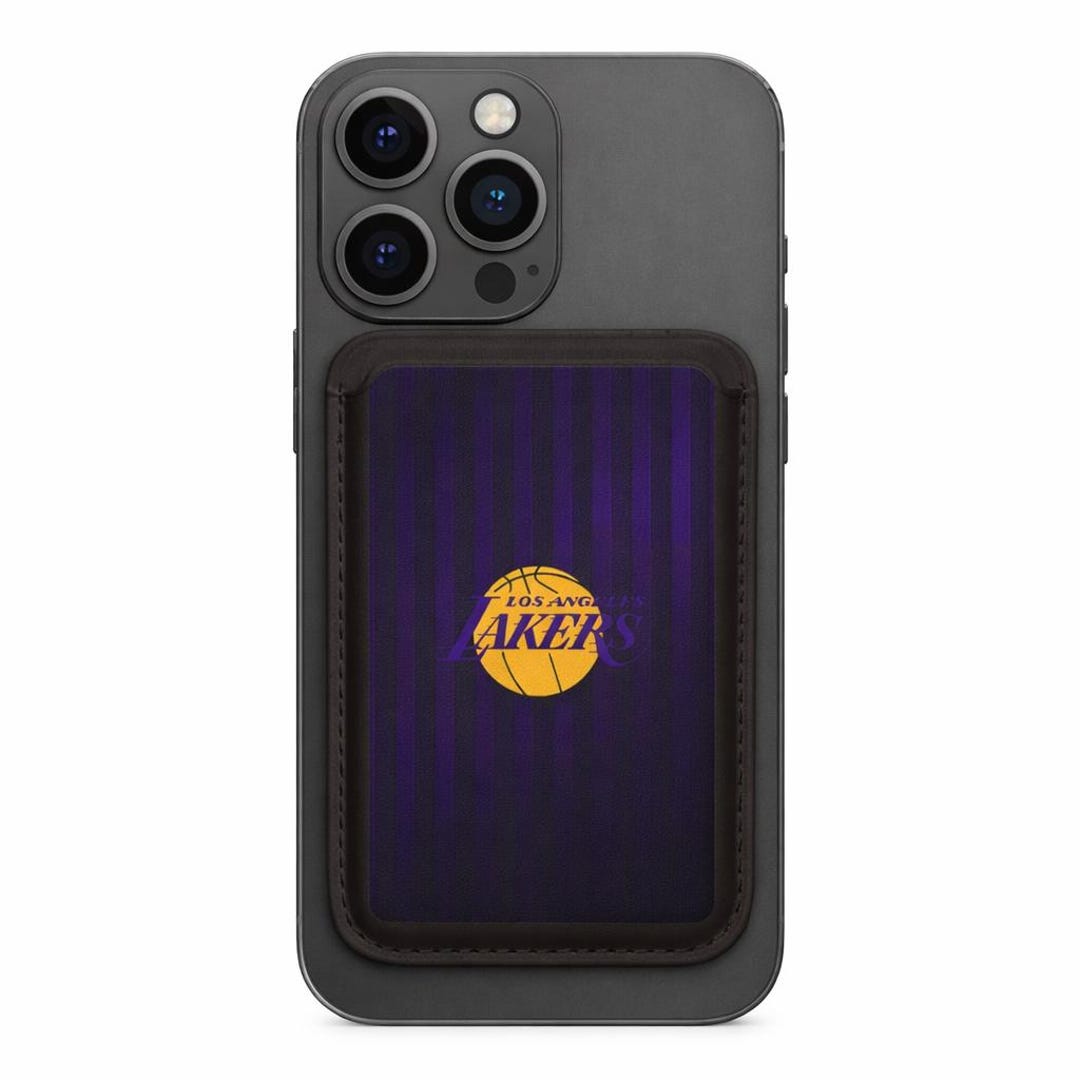Los Angeles Lakers Stripe Logo Vegan Wallet Magsafe Compatible - Etsy