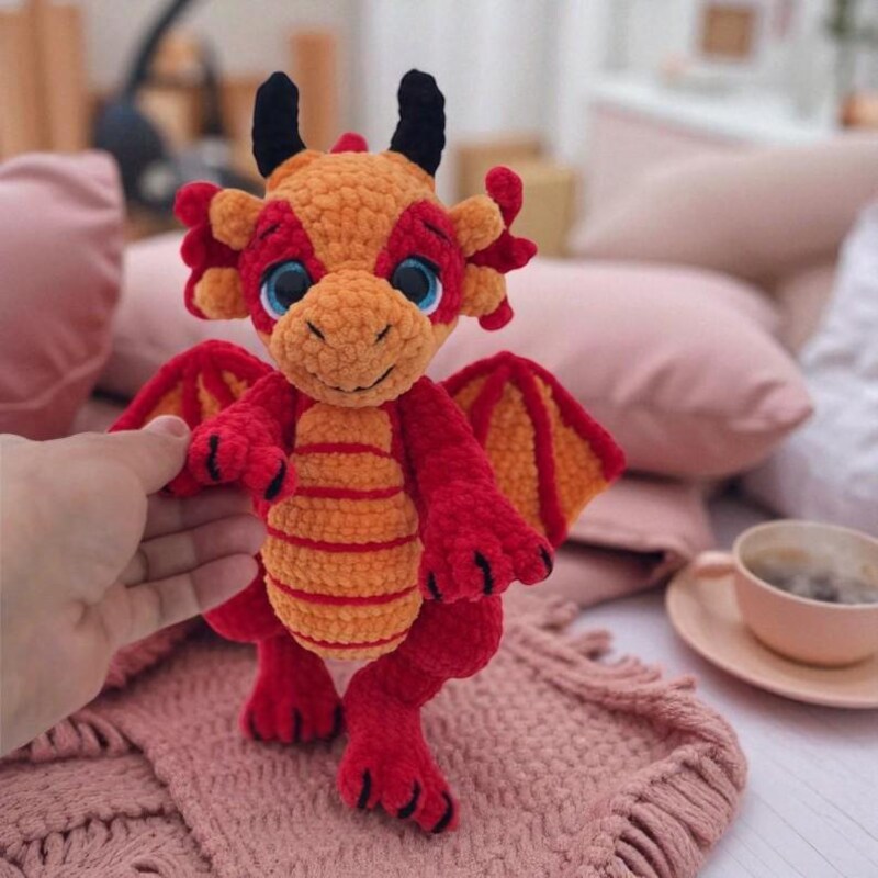 Dragon Plush Pattern - Etsy