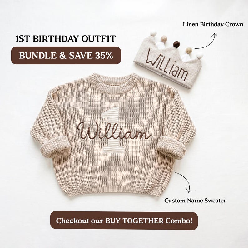 Hand Embroidered Linen Crown for Kids and Children's Birthdays ...