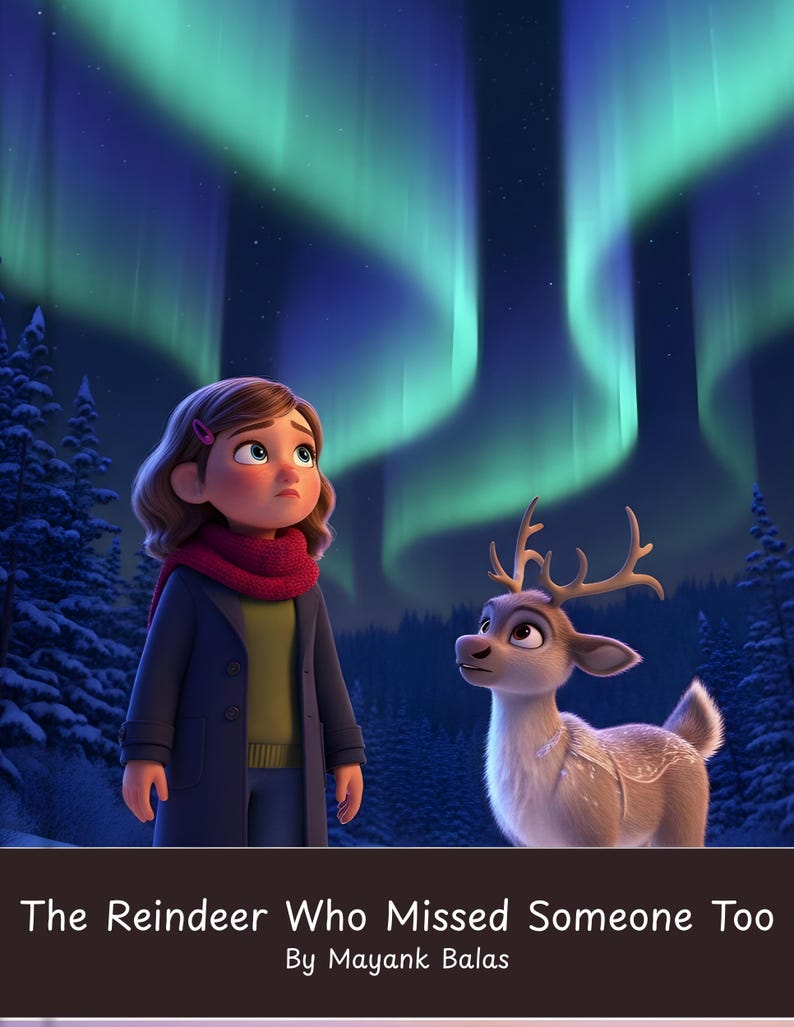 Heartfelt Printable Storybook: the Reindeer's Christmas Tale | Digital ...