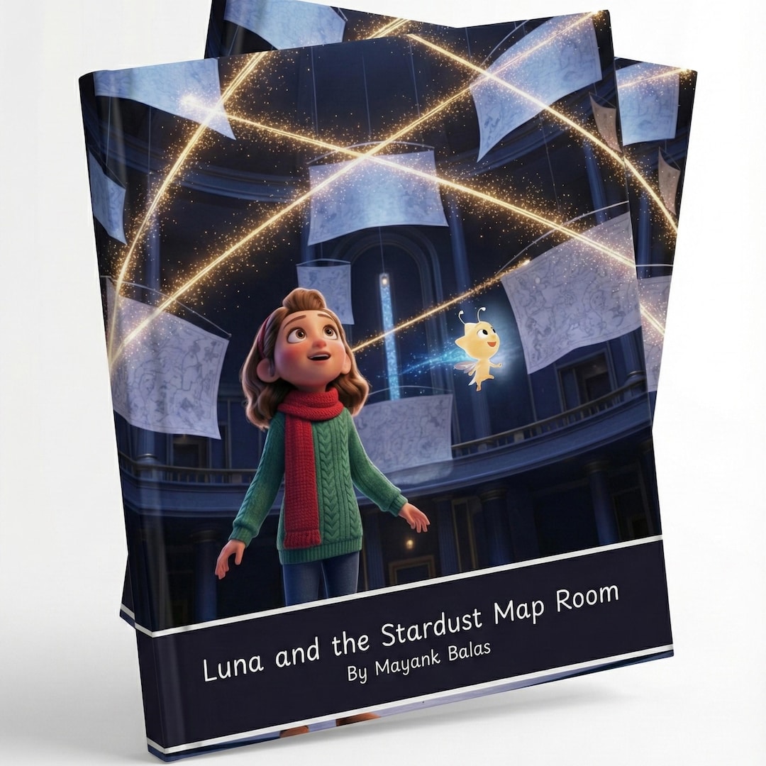 Luna's Stardust Map Room | Christmas Bedtime Storybook (PDF) - Etsy