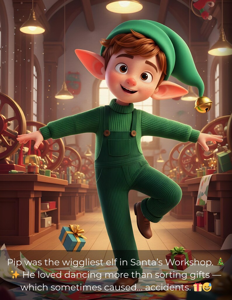 Whimsical Elf Story: Printable Christmas Adventure for Kids | Digital ...