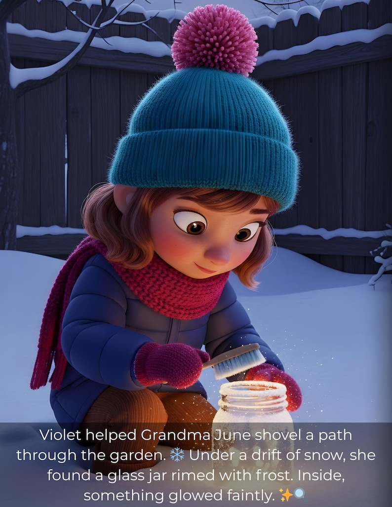 Buy Charming Bedtime Story: Violet's Magical Winter Journey | Printable ...