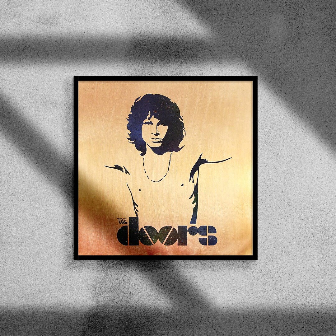Jim Morrison, the Doors Metal Wall Art. Custom Material and Sizes - Etsy