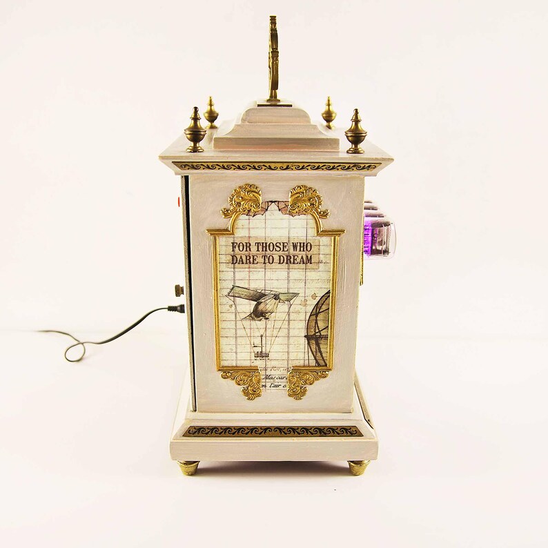 Nixie Tube Desk Clock, Time Machine, Victorian Steampunk Design - Etsy