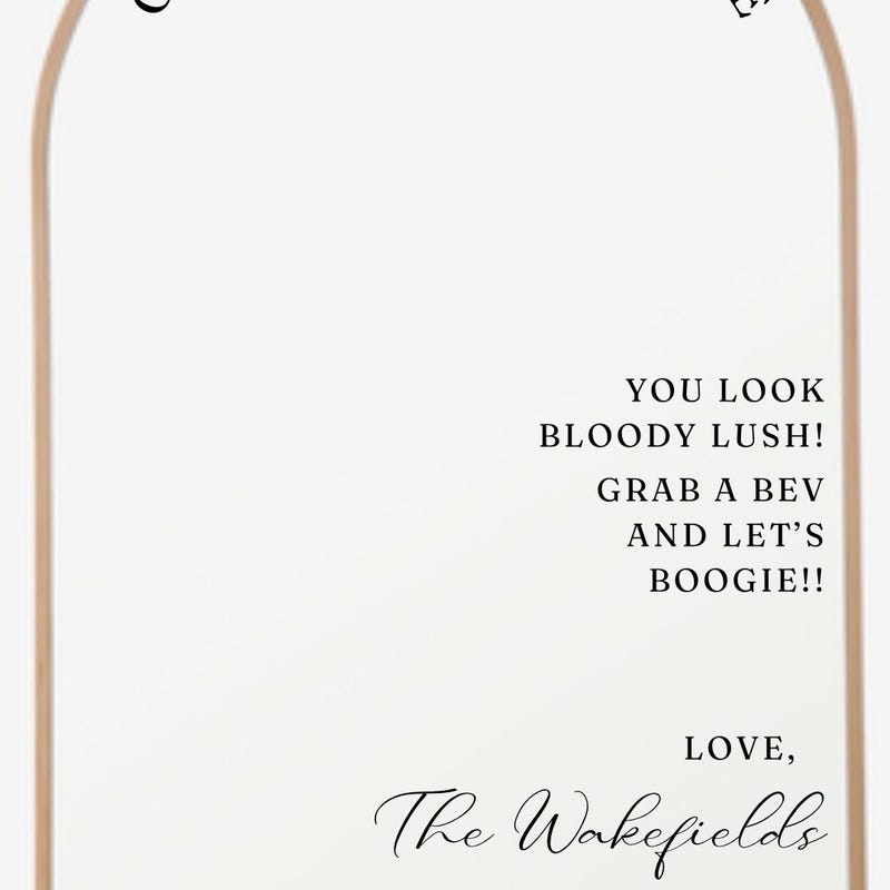 Mirror Vinyl Fan Decal - Etsy UK