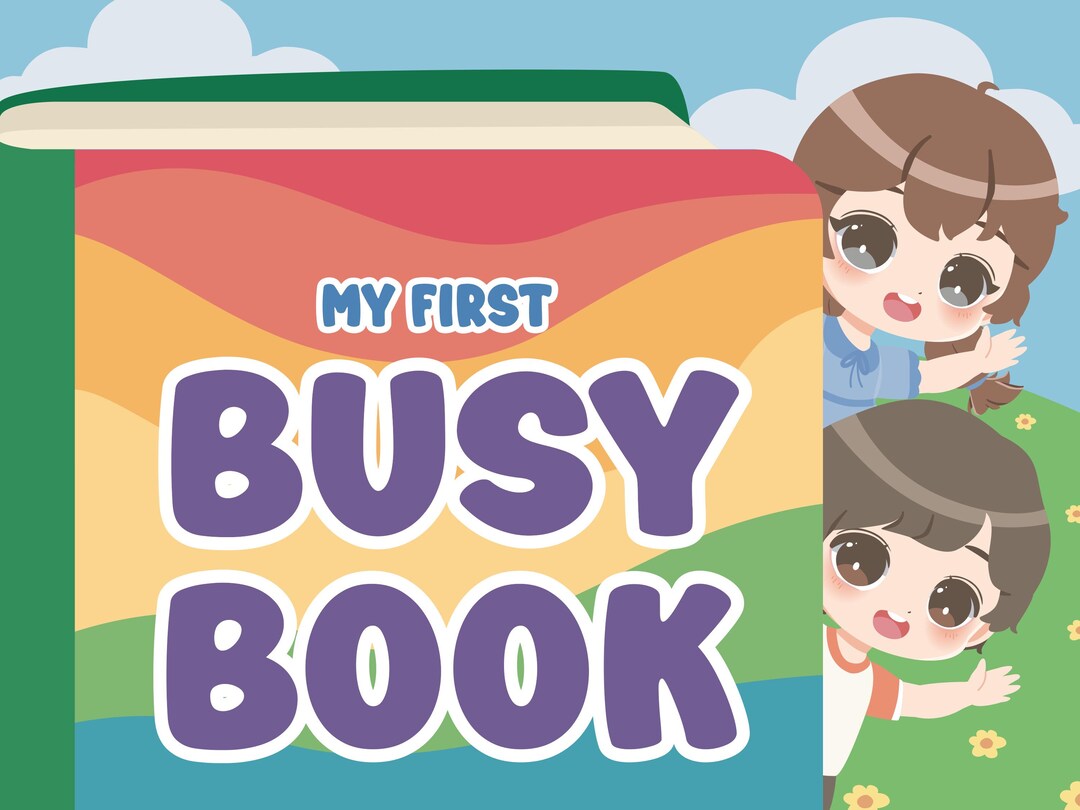 My First Busy Book | Preschool Toddler Learning Activities (digital ...