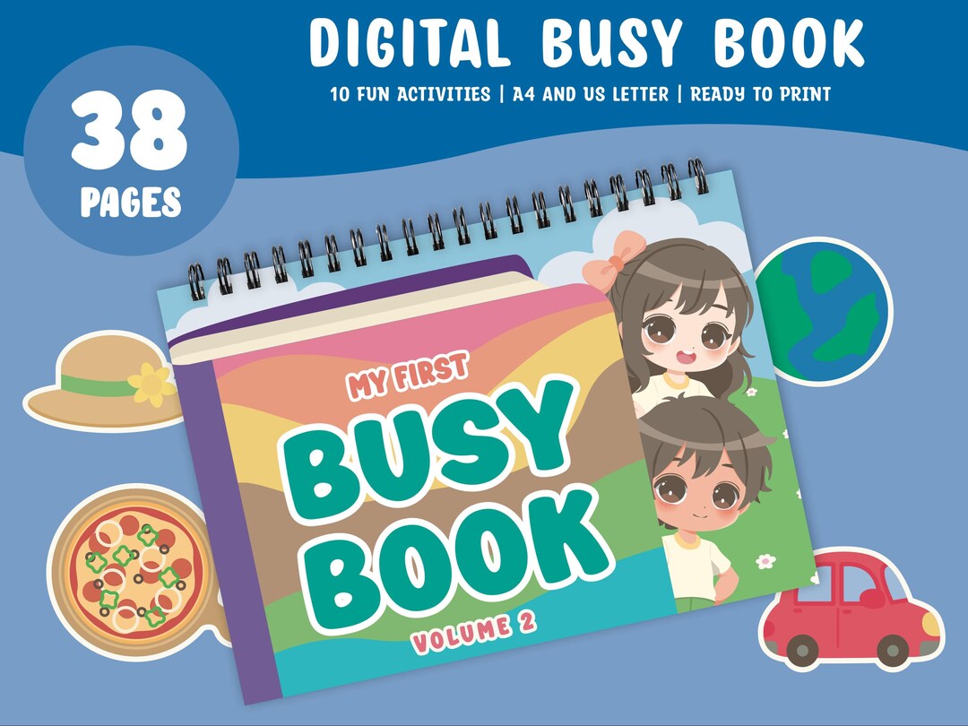 Preschool Activity Binder | Fun Educational Printables | My First Busy ...