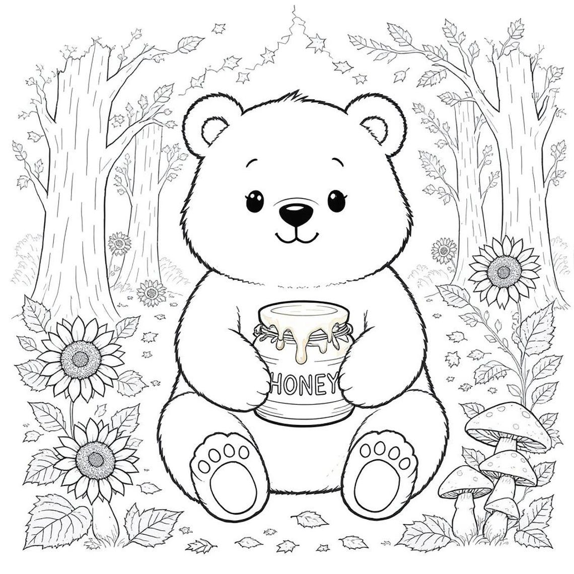 10 Autumn Animal Coloring Pages Bundle - High-quality Fall Critters ...