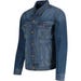 Vintage Denim Trucker Jacket: Distressed Mid-blue Cotton - Etsy