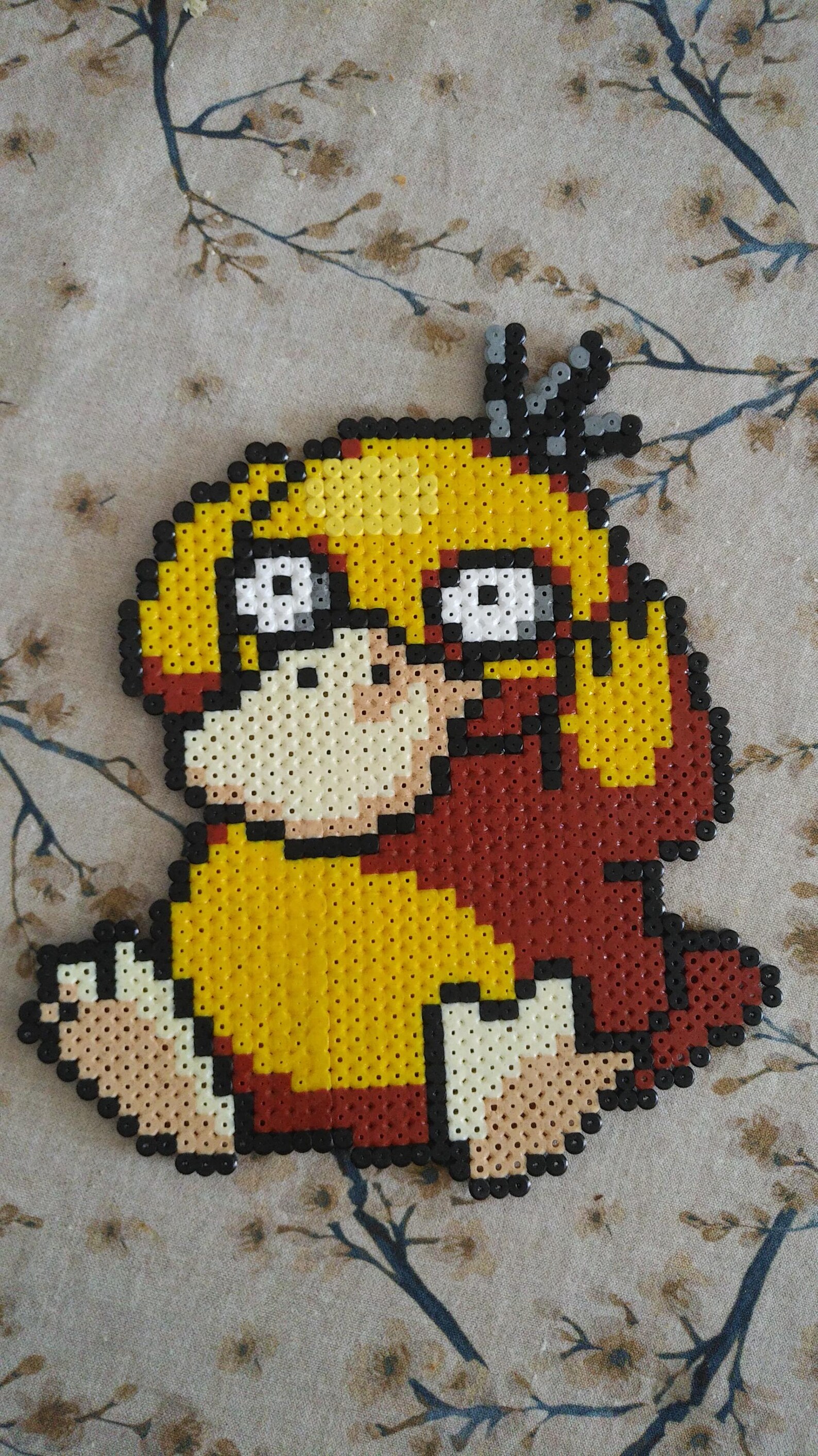 Psyduck Model Making Kit With Iron Beads / Iron-on Beads Psyduck DIY ...