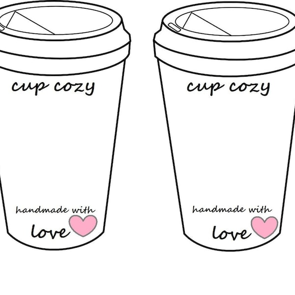 Printable Coffee Cover - Etsy UK