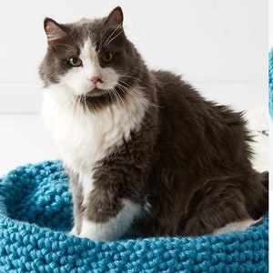 Vintage Round Cat Dog Bed Pattern - Etsy