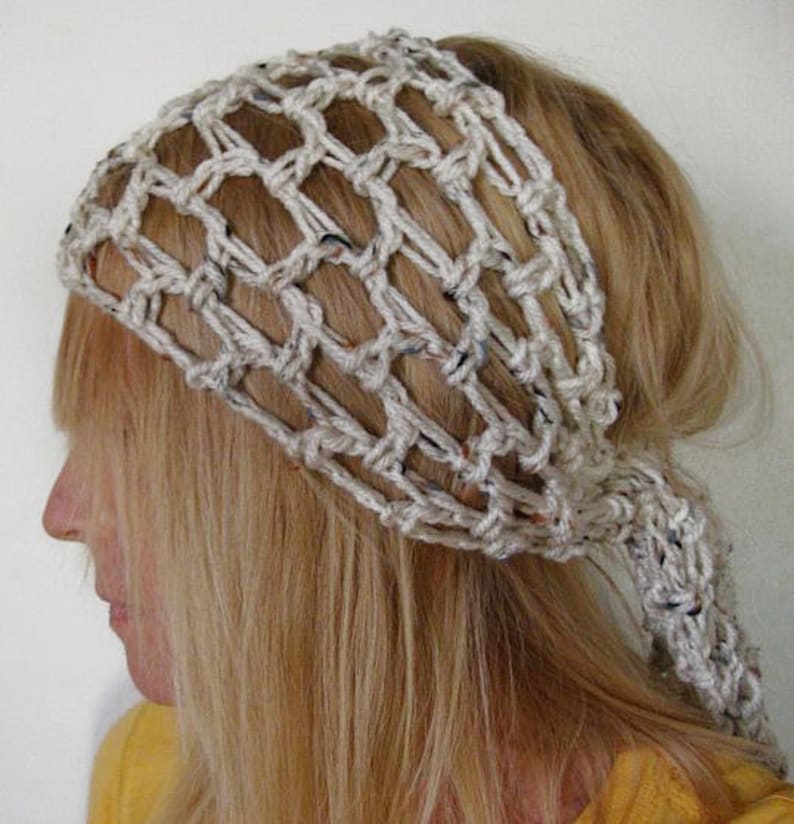 Crochet Gypsy Head Scarf - Etsy
