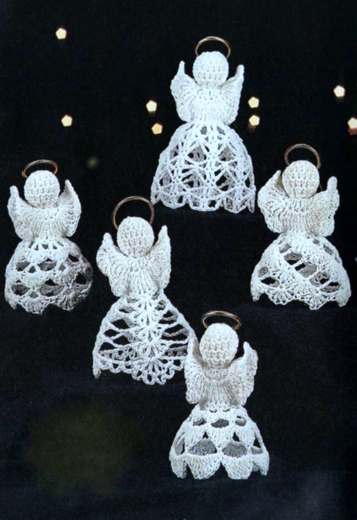 Crochet Angels Pattern for 5 Different Angels - Etsy