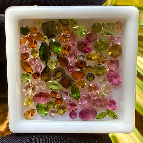 Faceted Tourmaline - Etsy