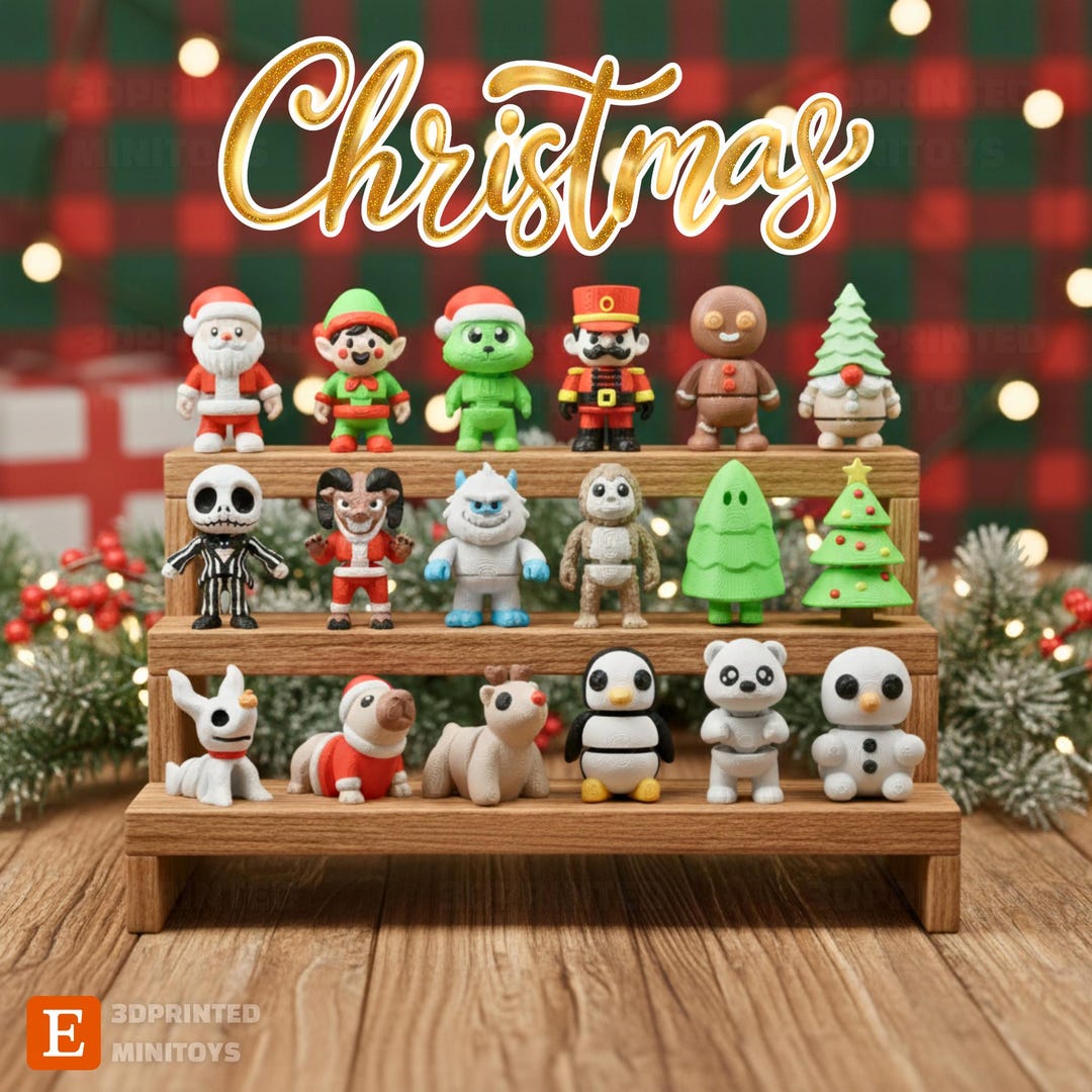 Christmas Stocking Stuffers Toys | Fidget Toys | Articulated Mini Santa ...