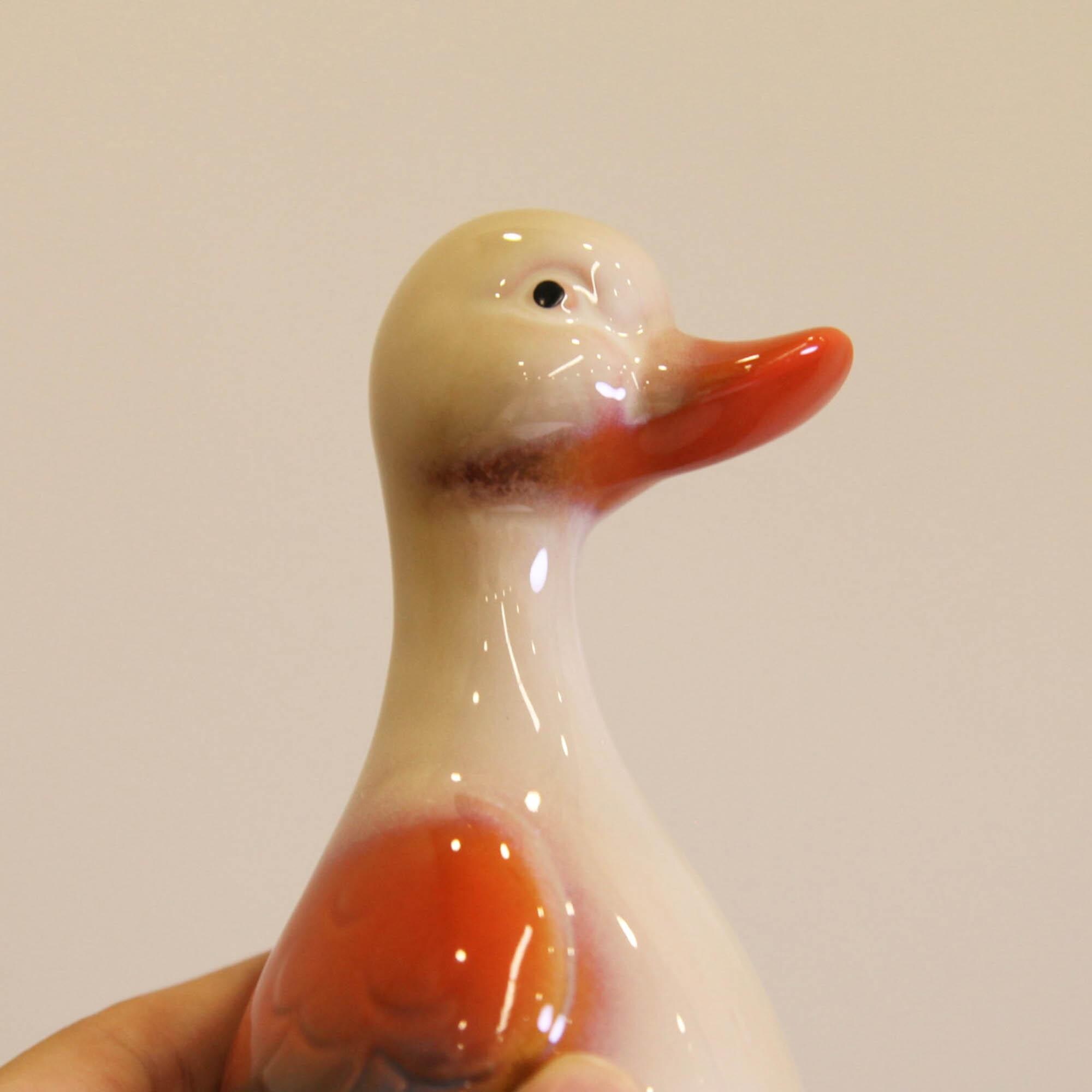 Adorable Duck Family Ceramic Statue - Clumsy Mother Father Baby Ducks ...