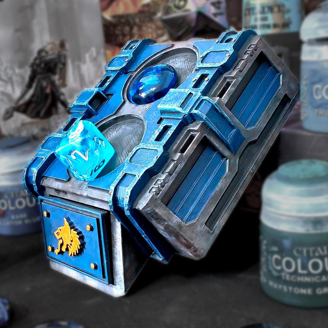 Space Marines - Painted Custom Podium | Mini Diorama | Standee ...