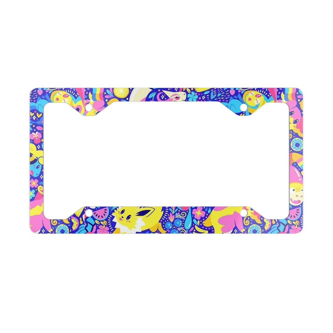 Pokemon Pastel License Plate Frame | Car Kawaii Anime Auto Soft Decor ...