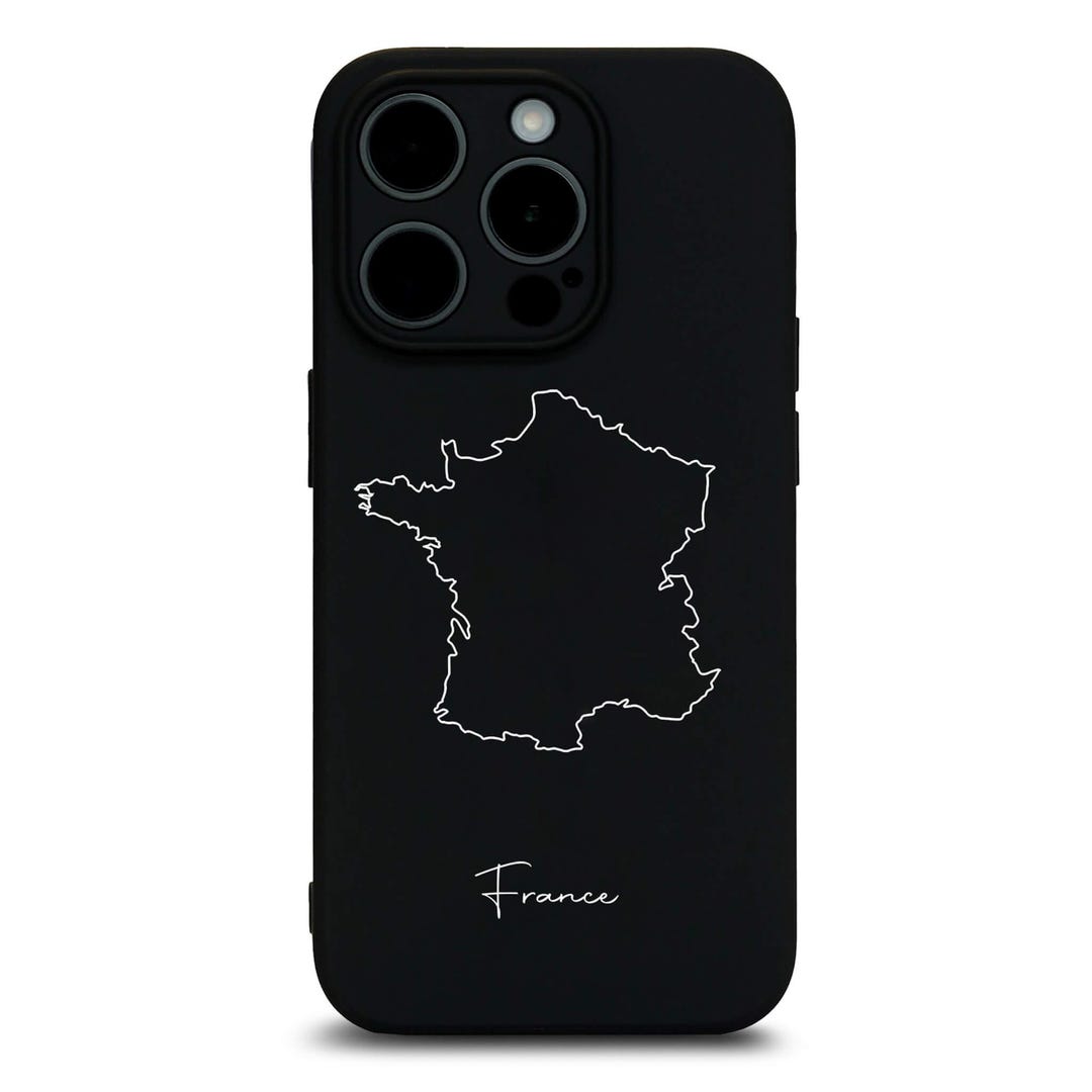 France Map Phone Case - French Flag Phone Case - for iPhone & Samsung ...