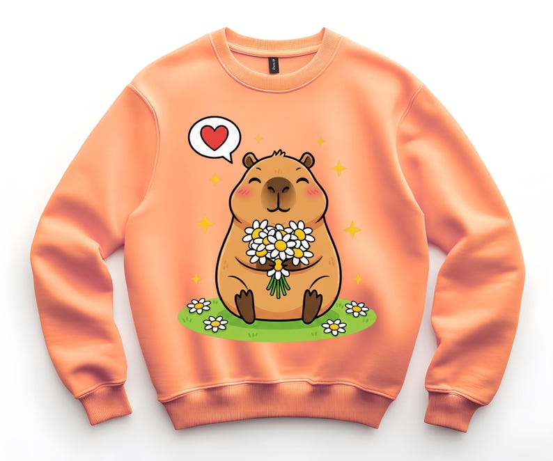 Cute Capybara PNG Clipart, Kawaii Capybara Cartoon, Funny Animal PNG ...