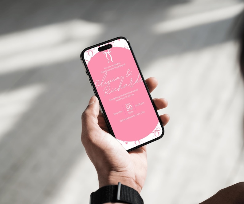 Wedding Invitation Card Template, Elegant Wedding Card Design ...