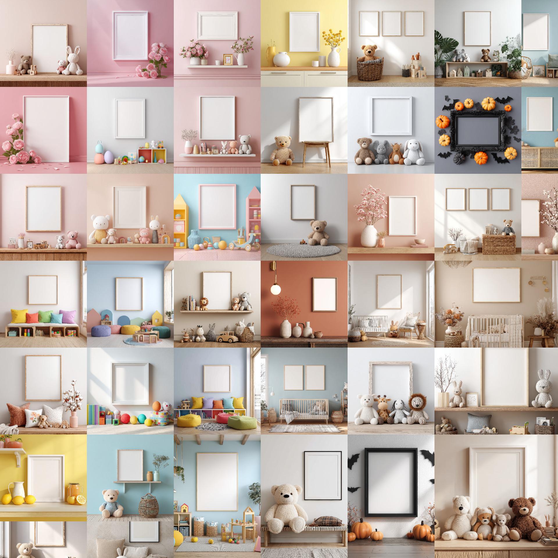 2400+ Frame Mockup Bundle: Boho Interior Wall Art (digital Download) - Etsy