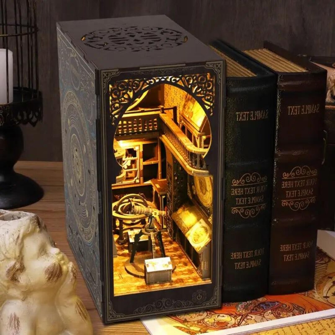 Astronomy Museum Book Nook Kit – DIY Miniature Observatory With LED - Etsy