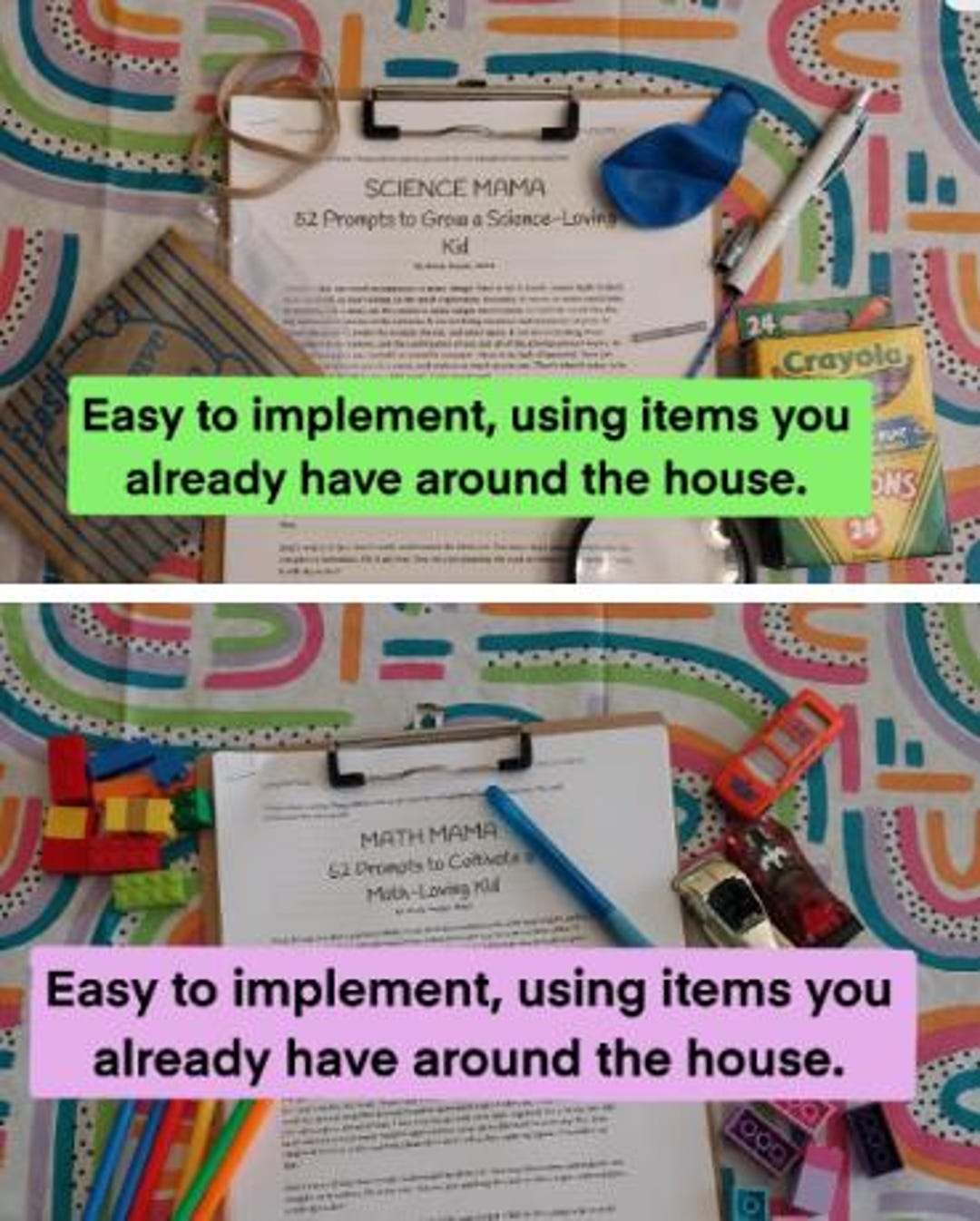 Bundle Preschool Science & Math: 52 Weeks of Easy Learning - Etsy