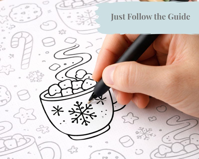 Doodle Tracing Book – 20 Easy Pages for Beginners (printable PDF ...